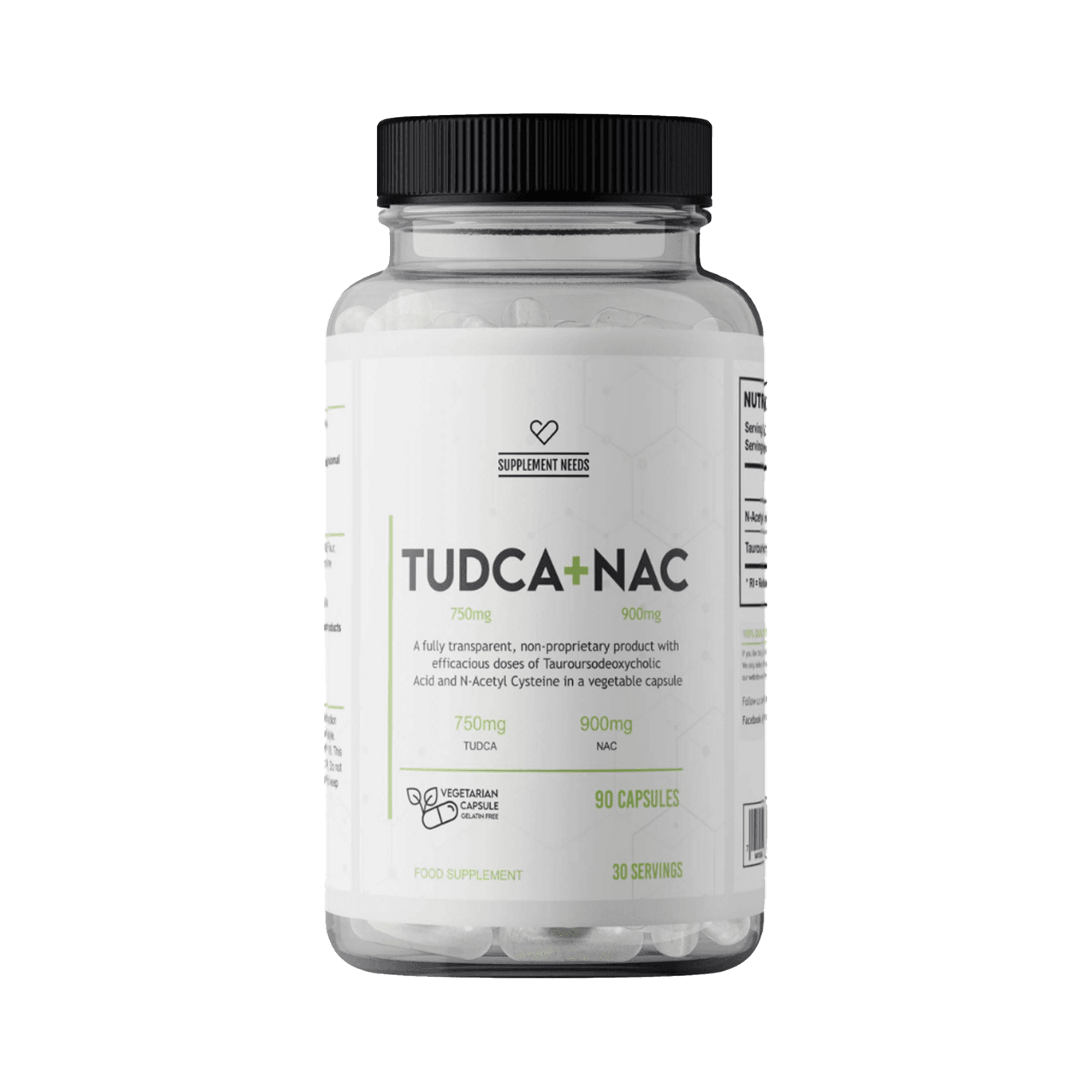 Supplement Needs TUDCA + NAC 90 Capsules – Wholesale B2B | Prolife ...