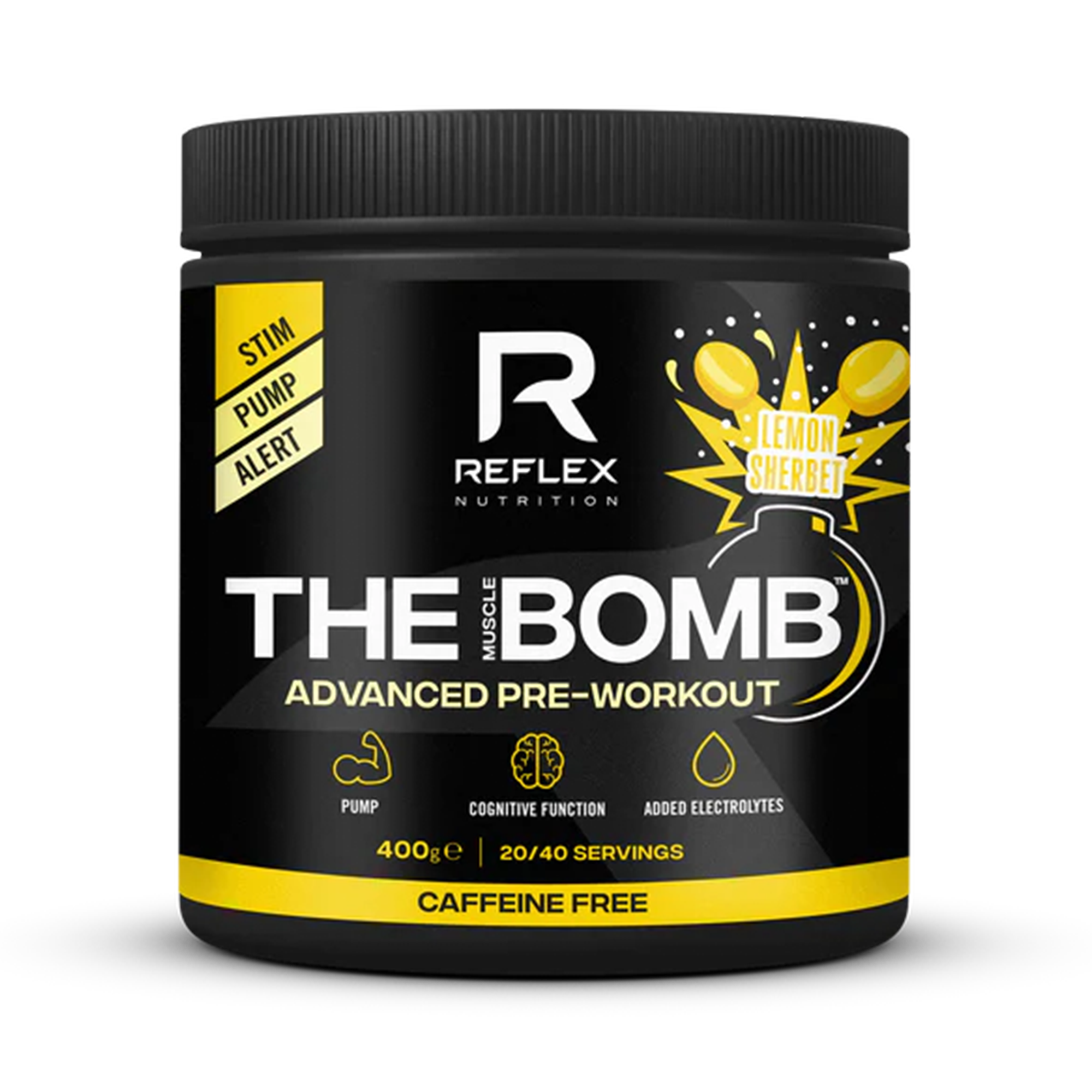 The Muscle Bomb Caffeine Free 400g – Prolife Distribution